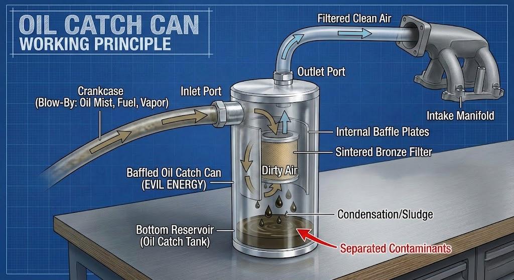 Jeep Gladiators Oil Catch Can